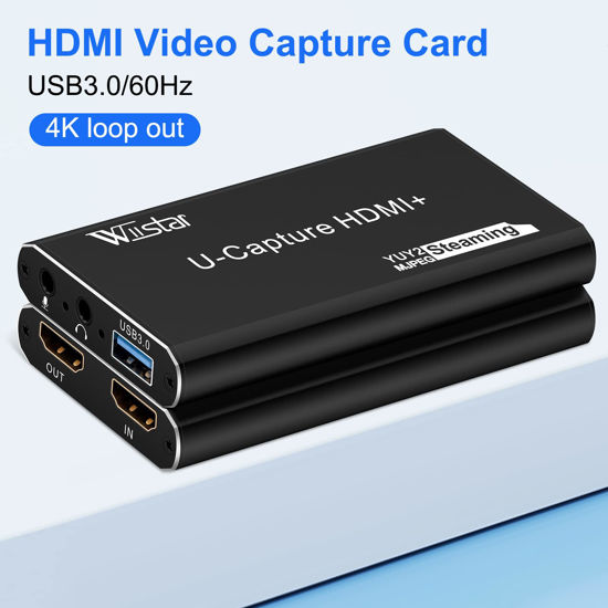 GetUSCart- Wiistar USB Audio Video Capture Card 1080P60fps HDMI to USB3 ...