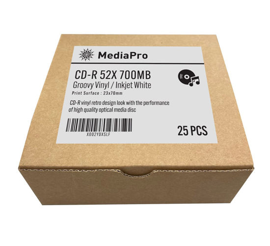 GetUSCart- MediaPro Blank CD - Professional Grade Vinyl CD-R with White ...