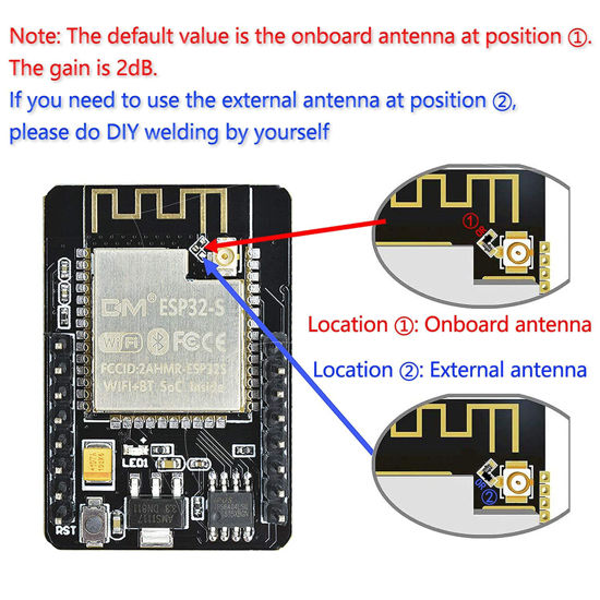 GetUSCart- 2PCS ESP32-CAM-MB, Aideepen ESP32-CAM W BT Board ESP32-CAM ... GetUSCart- 2PCS ESP32-CAM-MB, Aideepen ESP32-CAM W BT Board ESP32-CAM ...