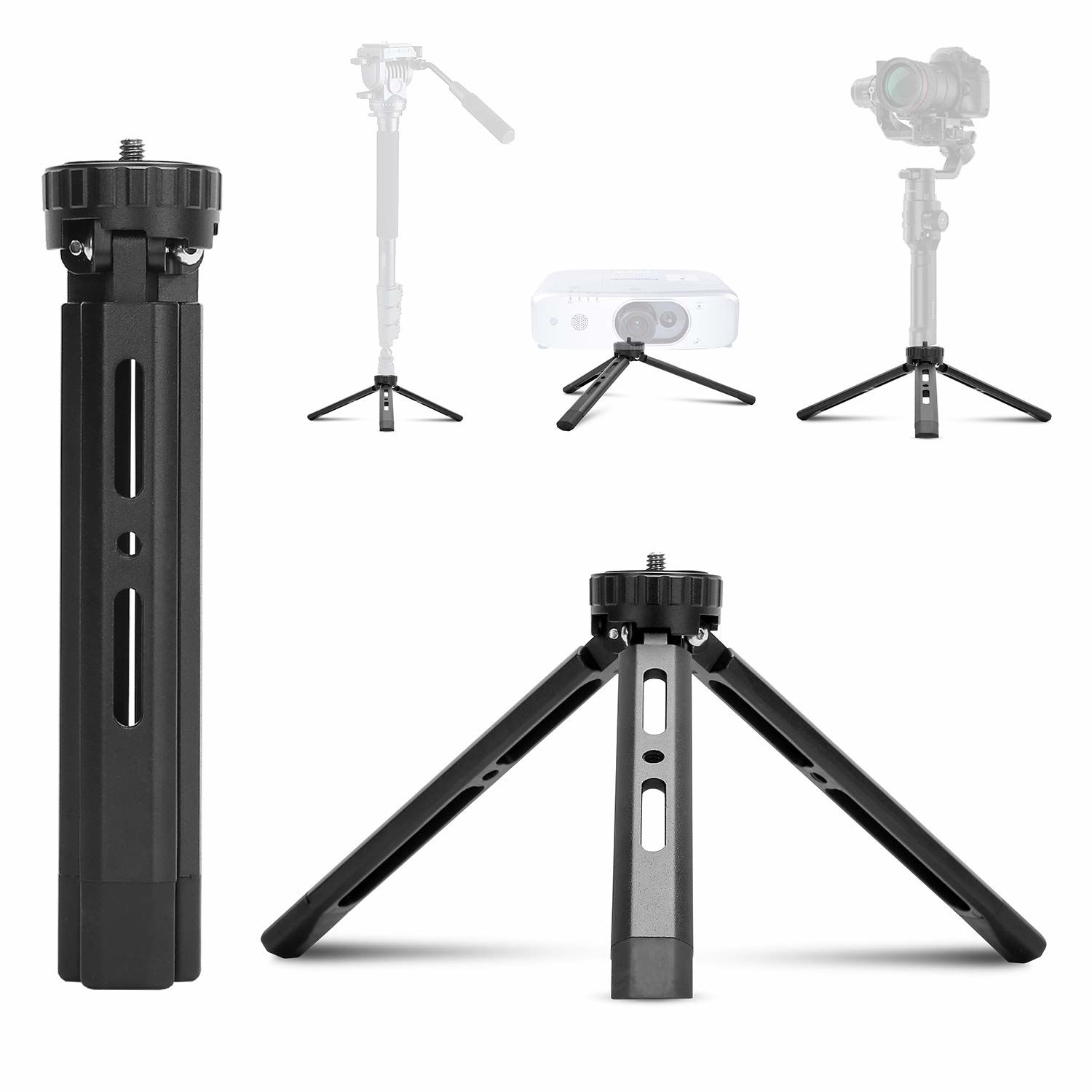 GetUSCart- EaxanPic Aluminum Mini Tripod,Desktop Tabletop Stand Tripod ...