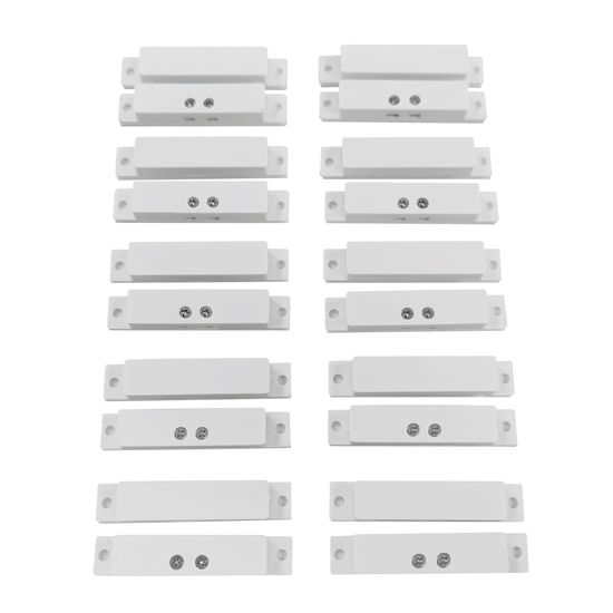 GetUSCart- 10 Sets Pack of Wired Surface Mounted Alarm Magnetic ...