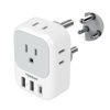 GetUSCart- TESSAN South Africa Power Adapter, Type M Plug Adaptor with ...