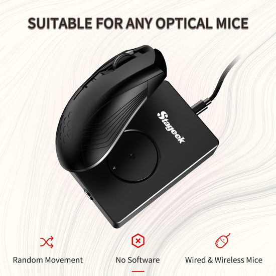 GetUSCart- Stageek Mouse Jiggler, Mechanical 100% Undetectable by IT ...