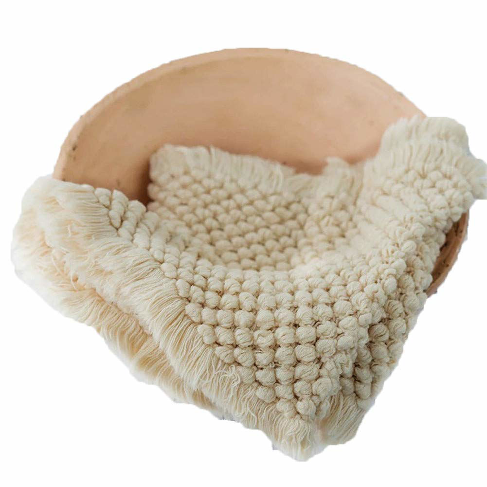 GetUSCart- Zeroest Baby Photography Props Basket Braid Wool Wrap ...