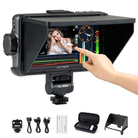 GetUSCart- VILTROX 5.5 Inch 1200nits 4K 10bit HDMI Field Monitor ...