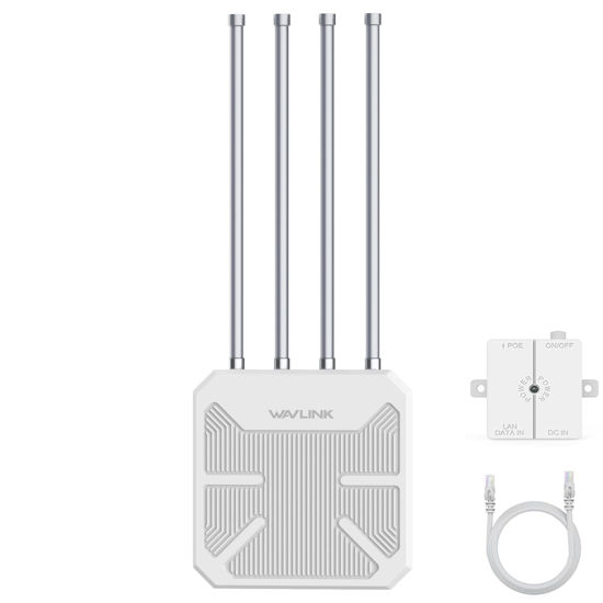GetUSCart- WiFi 6 Outdoor Wireless Access Point, WAVLIN AX1800 Outdoor ...