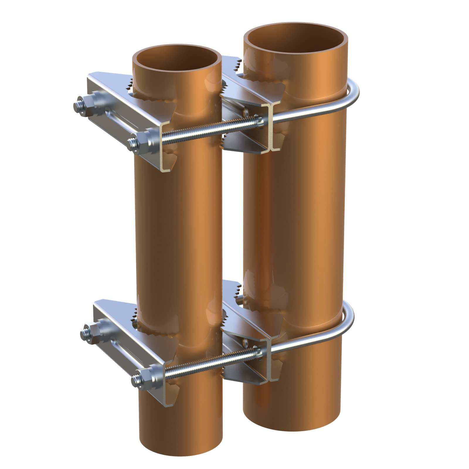 GetUSCart- Aimeboost 2 PCS Stainless Steel Antenna Mount Clamp U-Bolt ...