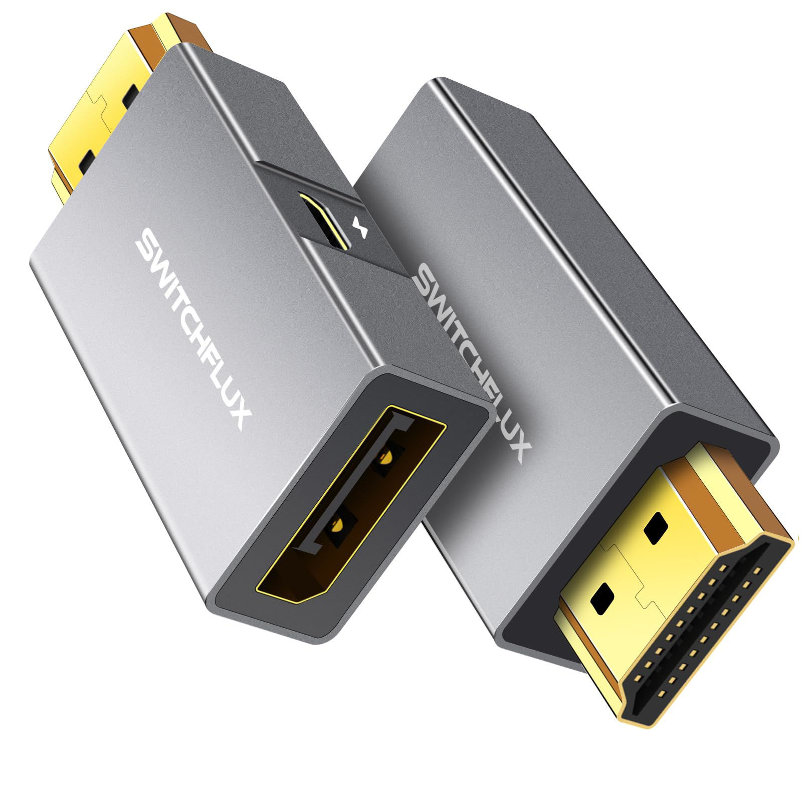 GetUSCart- SWITCHFLUX HDMI to Displayport Adapter, 4k@60Hz HDMI to ...