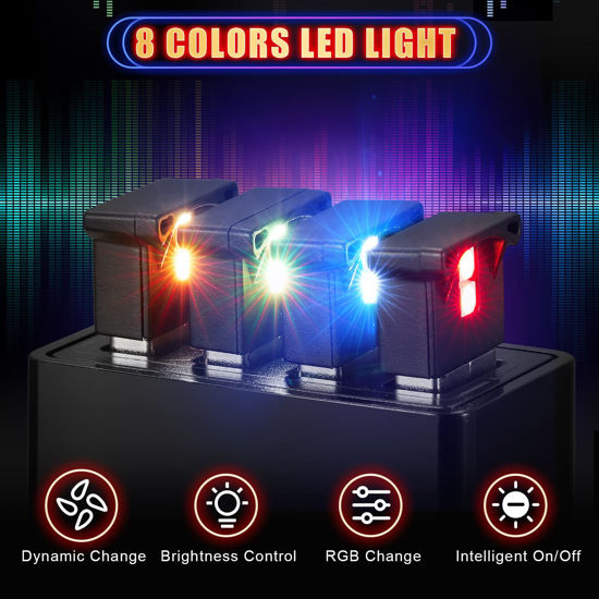 GetUSCart- Frienda Mini USB LED Light, RGB Car LED Interior Lighting DC ...