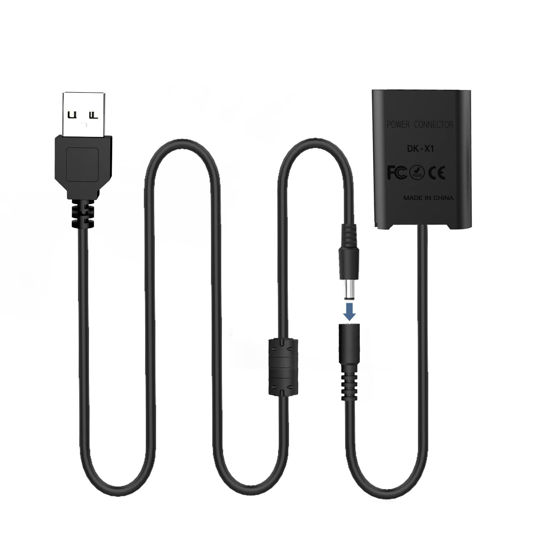 GetUSCart- F1TP NP-BX1 Dummy Battery DK-X1 DC Coupler USB Cable kit for ...