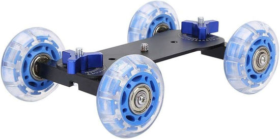 GetUSCart- Mini Camera Dolly Roller - Adjustable Desktop Camera Slider ...