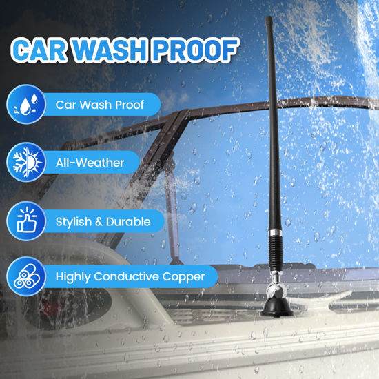 GetUSCart- Anina 16 Inch Marine Radio Antenna for Pickup Truck Boat ATV ...