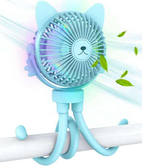 GetUSCart- FANimal Mini Battery Operated Fan Flexible Tripod with 4 ...