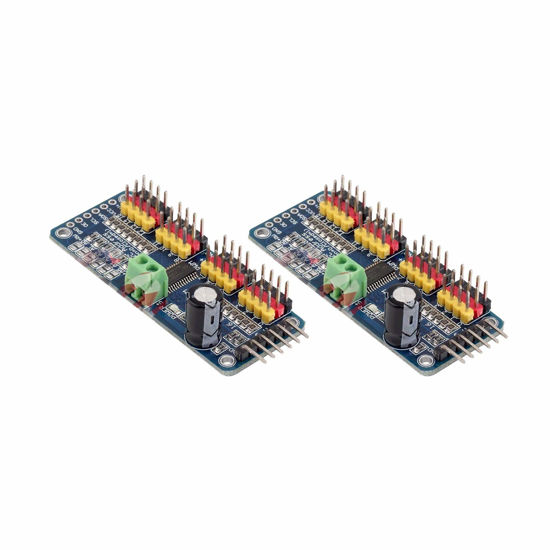 GetUSCart- DEVMO 2PCS PCA9685 PWM Servo Motor Driver I2C IIC Module 12 ...