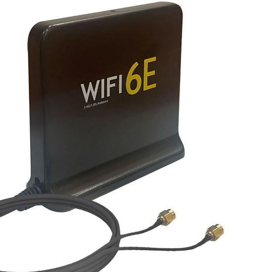 GetUSCart- Gaming WiFi 6 12dBi Antenna External with Tri-Band 6G/5.8G/2 ...