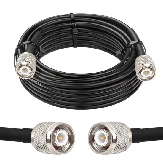 GetUSCart- MOOKEERF TNC Male to TNC Male Coax Cable 25FT, 50 Ohm RG58 ...