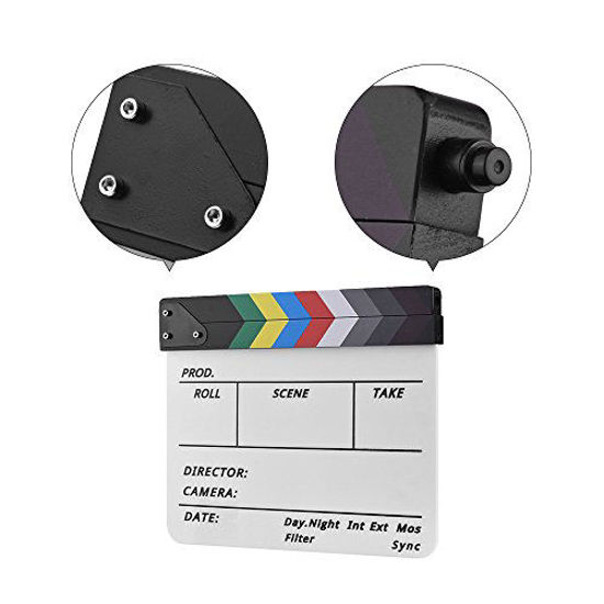 GetUSCart- Andoer Dry Erase Acrylic Director Film Clapboard Movie TV ...