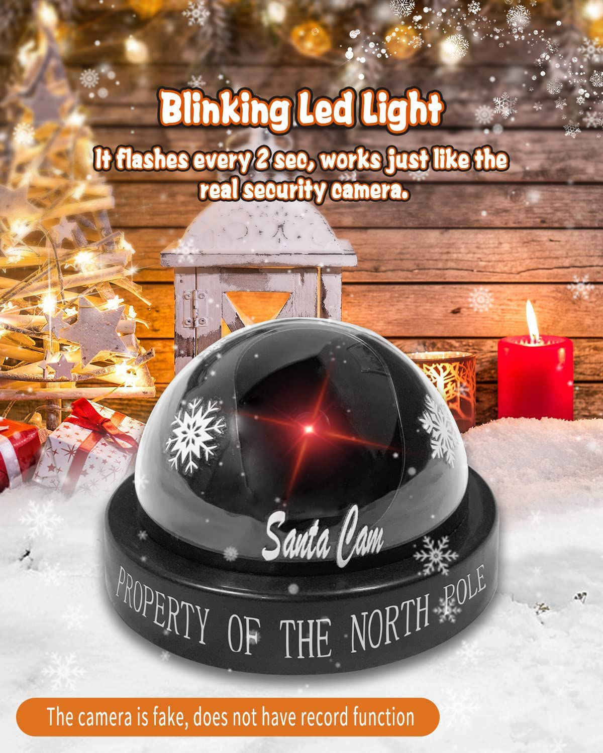 GetUSCart- Caprioyuens Santa's Cam Ornament, Santa Camera with ...