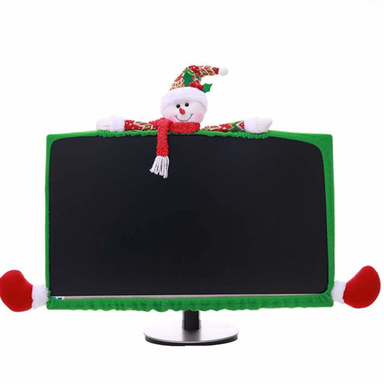GetUSCart- SUSHAFEN 1 Pack Christmas Computer Monitor Border Cover TV ...
