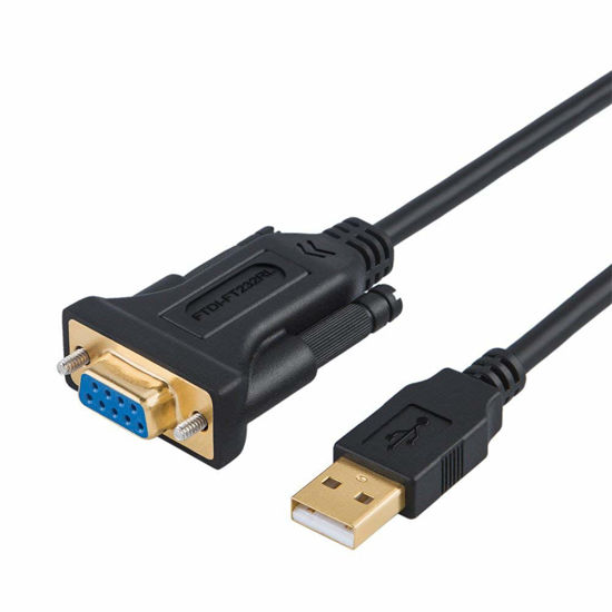 GetUSCart- CableCreation [2-Pack] USB to RS232 Adapter with PL2303 Chip ...