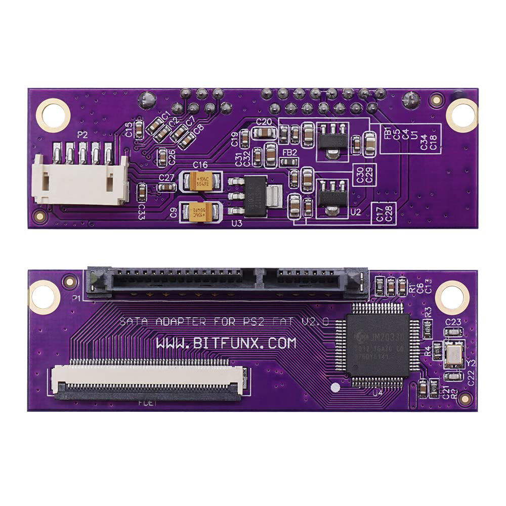 GetUSCart- Kacenray IDE to SATA Adapter for PS2, Upgrade PCB Hard Drive ...
