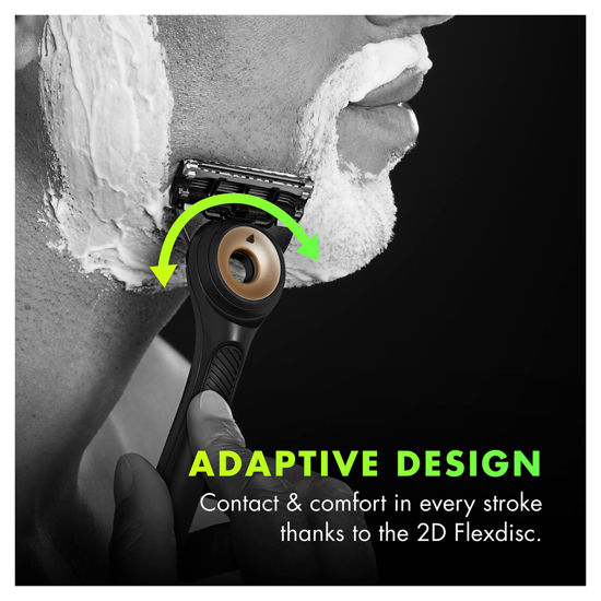 GetUSCart- Gillette Labs Razor for Men with Exfoliating Bar Gold ...