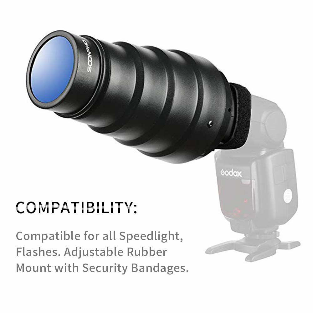 GetUSCart- Soonpho Conical Snoot Kit for Speedlite Flash Accessories ...