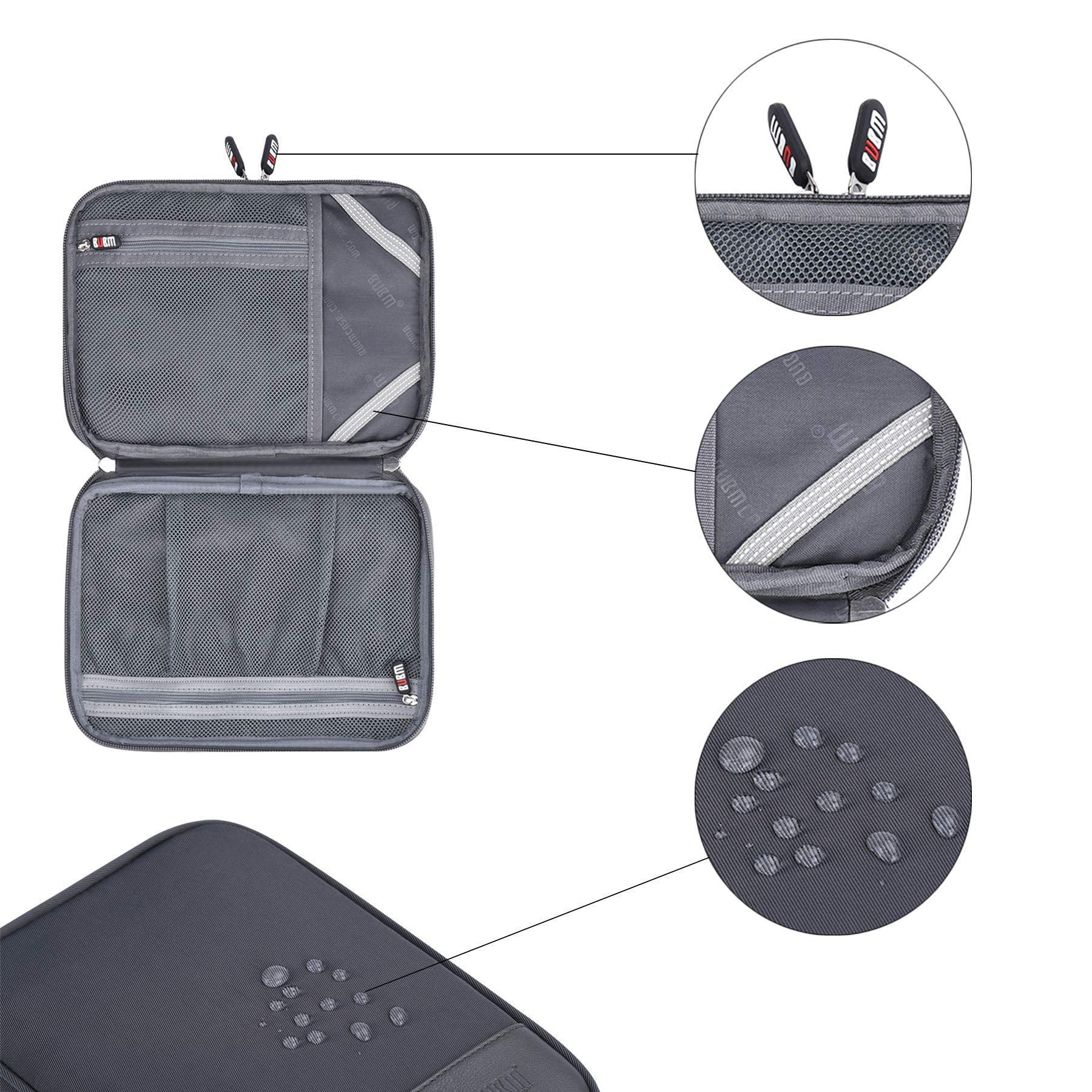 GetUSCart- Electronic Cable Organizer Bag - Portable Travel Double ...