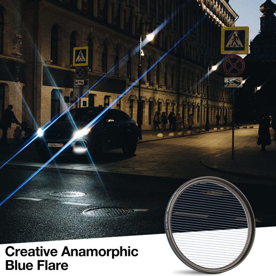 GetUSCart- Walking Way 49MM Variable Blue Streak Filter Rotating ...