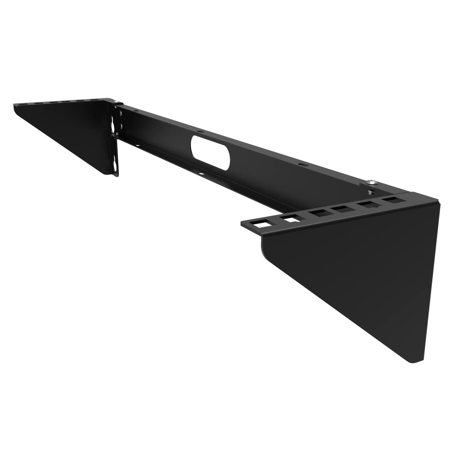 GetUSCart- QiaoYoubang 2U Foldable Wall Mount Patch Panel Bracket ...