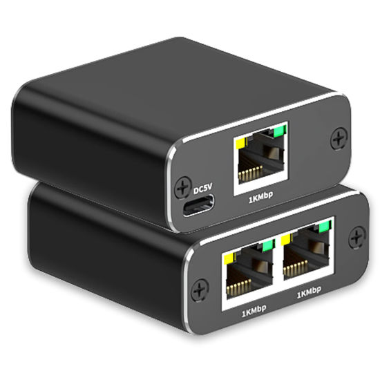 GetUSCart- Ethernet Splitter 1 to 2 1000Mbps High Speed RJ45 LAN ...