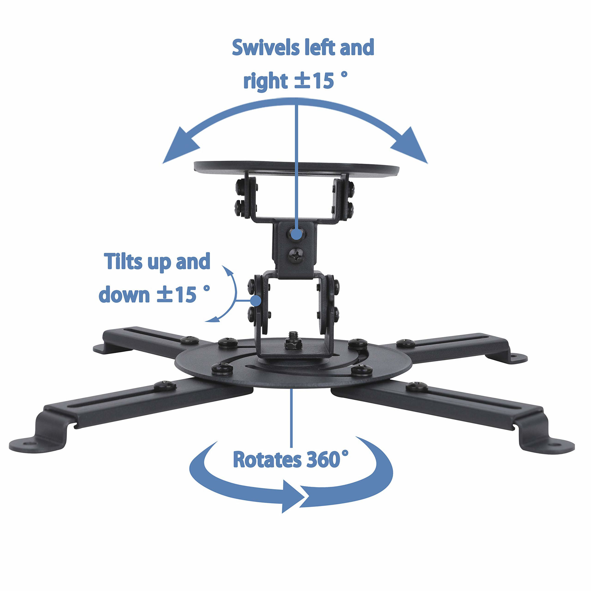 GetUSCart- DYNAVISTA Full Motion Universal Projector Ceiling Mount ...