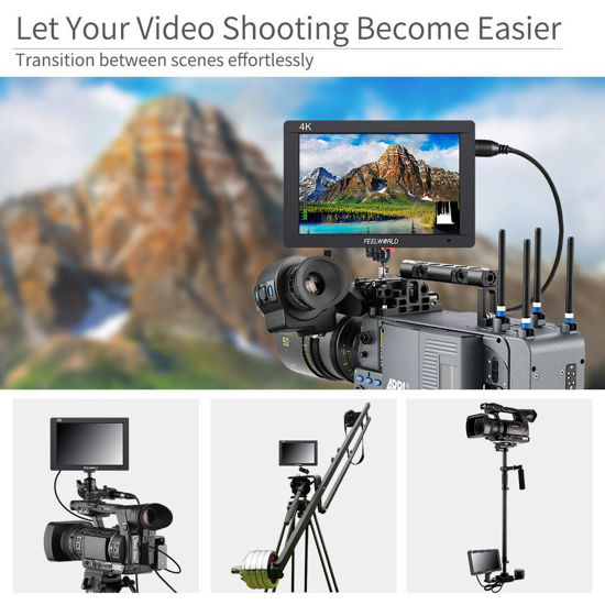 GetUSCart- FEELWORLD FW703 7 Inch IPS 3G SDI 4K HDMI DSLR Monitor Full ...