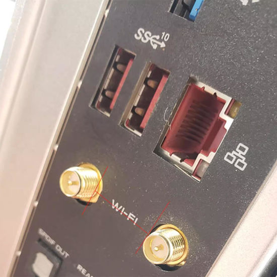 GetUSCart- Dual Band WiFi Antenna for Asus Z390 Z490 X570 Motherboard ...