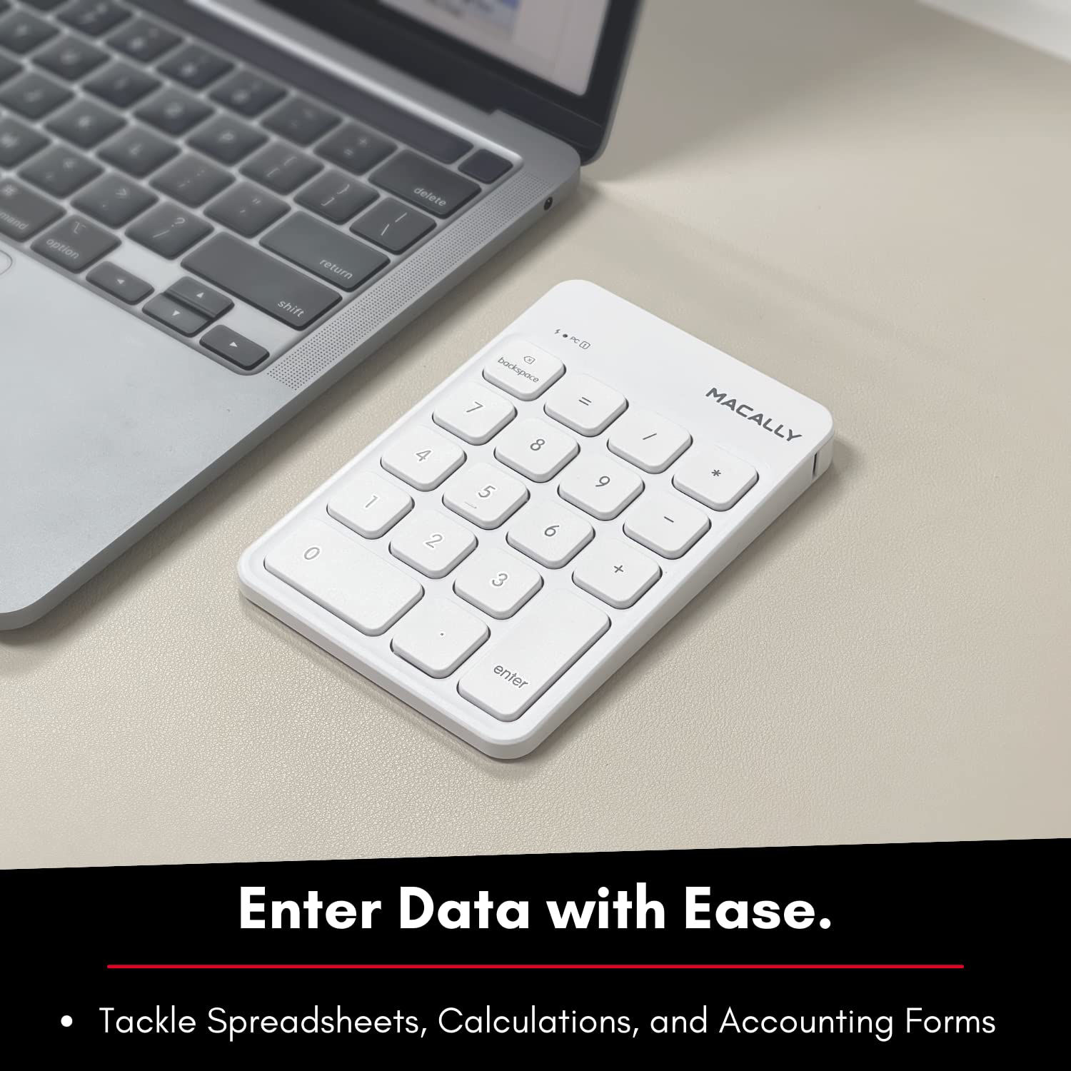 GetUSCart- Macally 2.4G Wireless Numeric Keypad USB C - The Perfect ...