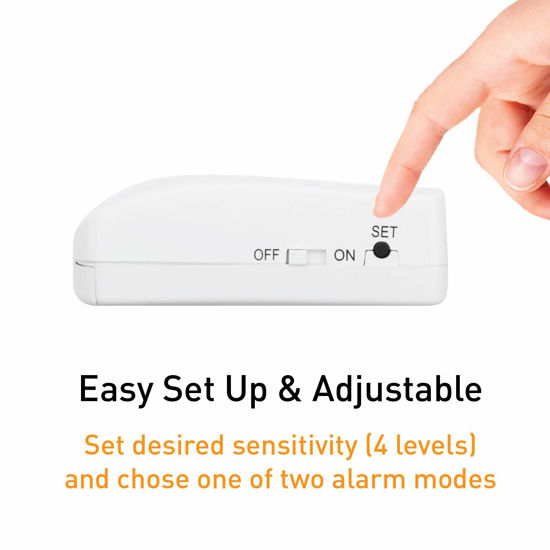 GetUSCart- Securityman Door Handle Alarm with 130dB Vibration Triggered ...