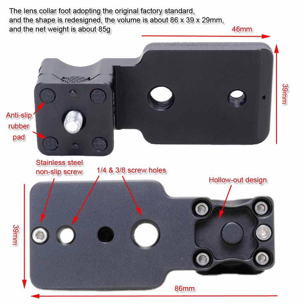 GetUSCart- iShoot Lens Collar Replacement Foot Tripod Mount Ring Base ...