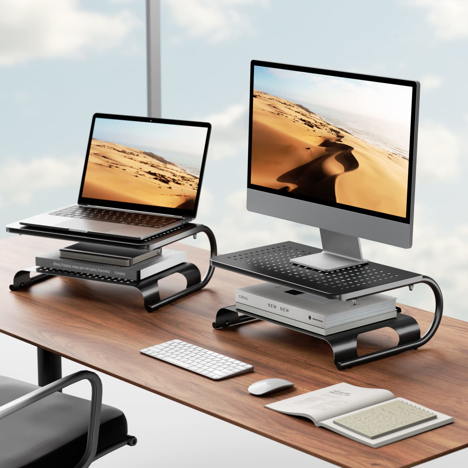 GetUSCart- WALI Monitor Stand Riser, Computer Desktop Stand Riser ...