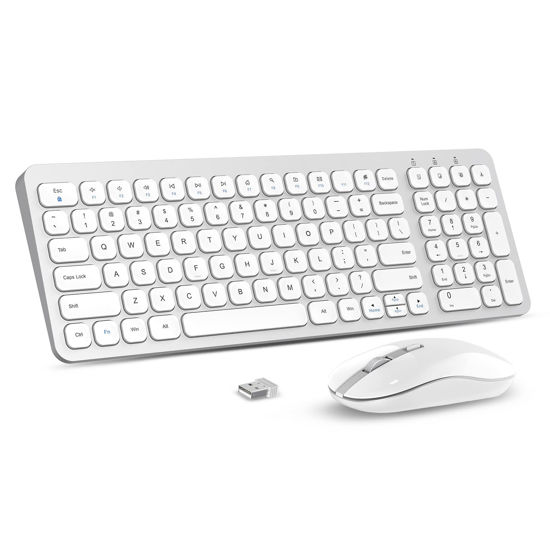 Getuscart Wireless Keyboard Mouse Combo Cimetech Compact Full Size