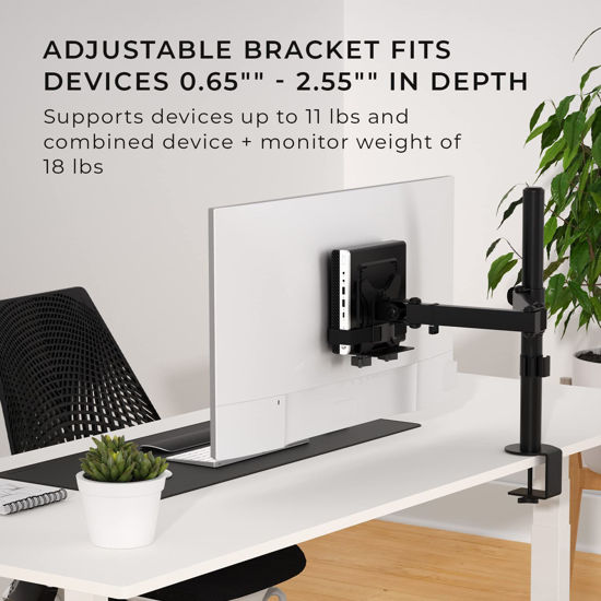 GetUSCart- HumanCentric Thin Client Mount Bracket | Mount a Mini PC or Computer to a VESA ...