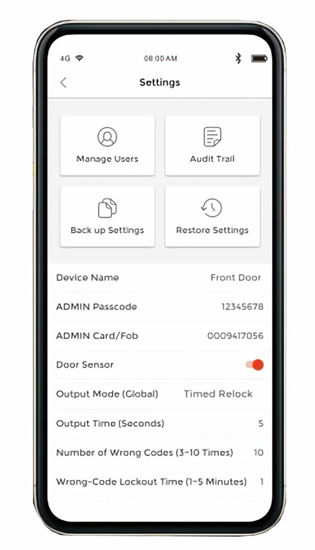 GetUSCart- Seco-Larm SK-B241-PQ ENFORCER Bluetooth Access Controller Mullion Keypad with ...