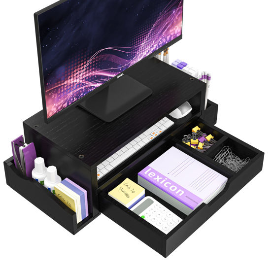 GetUSCart- Simple Trending Wooden Desk Monitor Stand Riser with ...