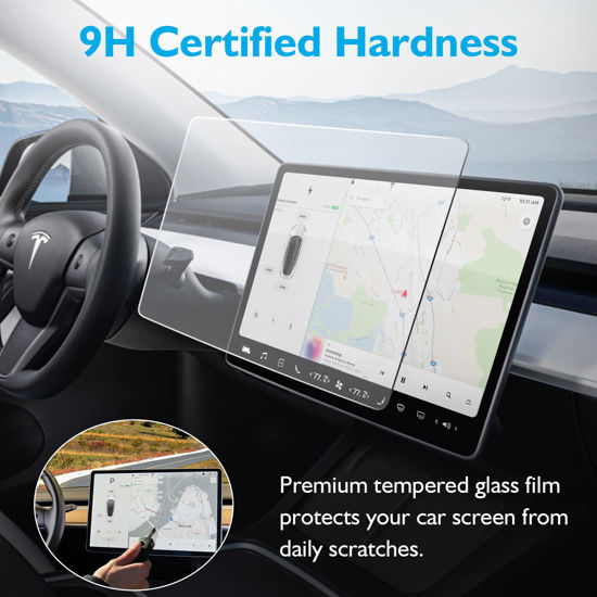 GetUSCart- SUMK Tempered Glass Screen Protector for Tesla Model 3 Model ...