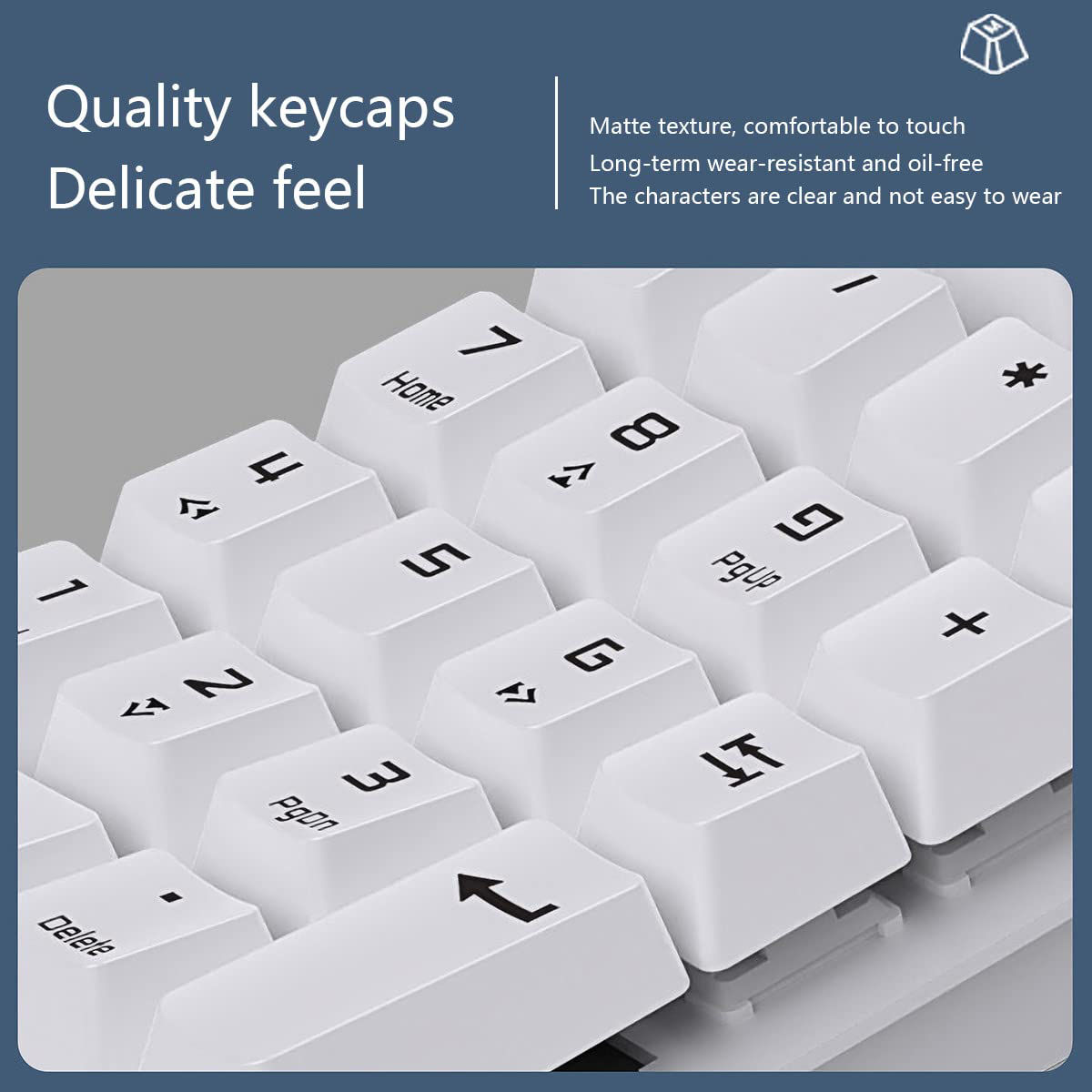 GetUSCart- Merdia Mechanical Numeric Keypad Mini Wired Numpad 22 Keys ...
