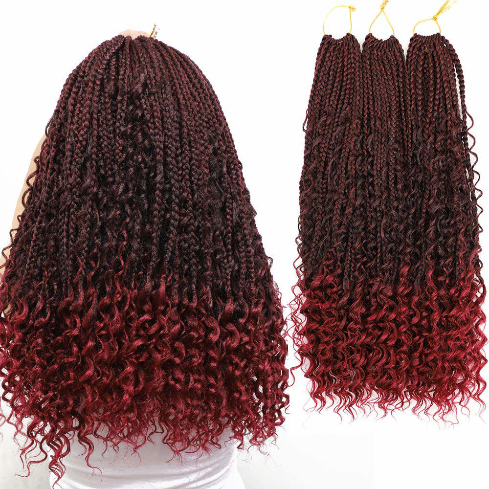 GetUSCart- 20Inch Crochet Box Braids- Boho Box Braids Crochet Braids ...