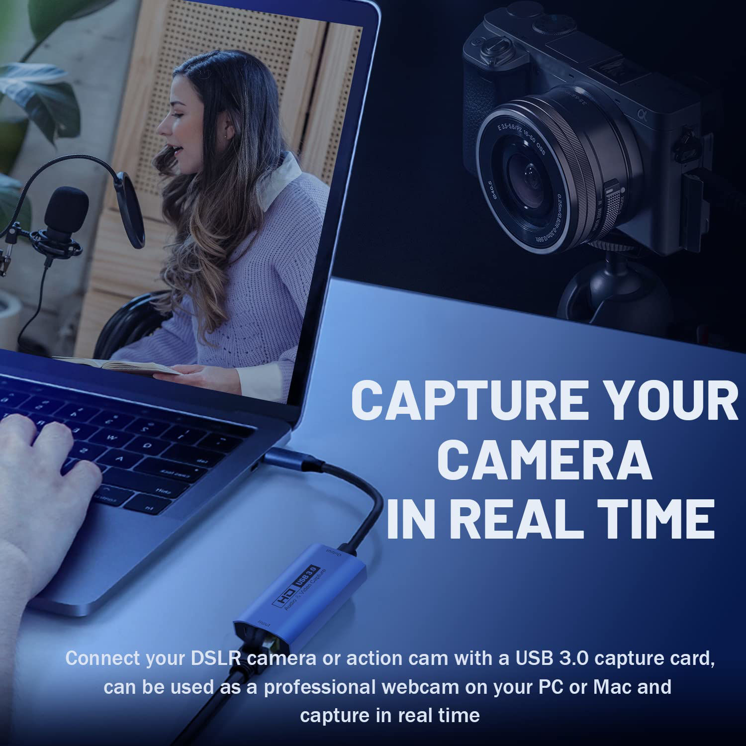 GetUSCart- Guermok Video Capture Card, USB3.0 HDMI to USB C Capture ...