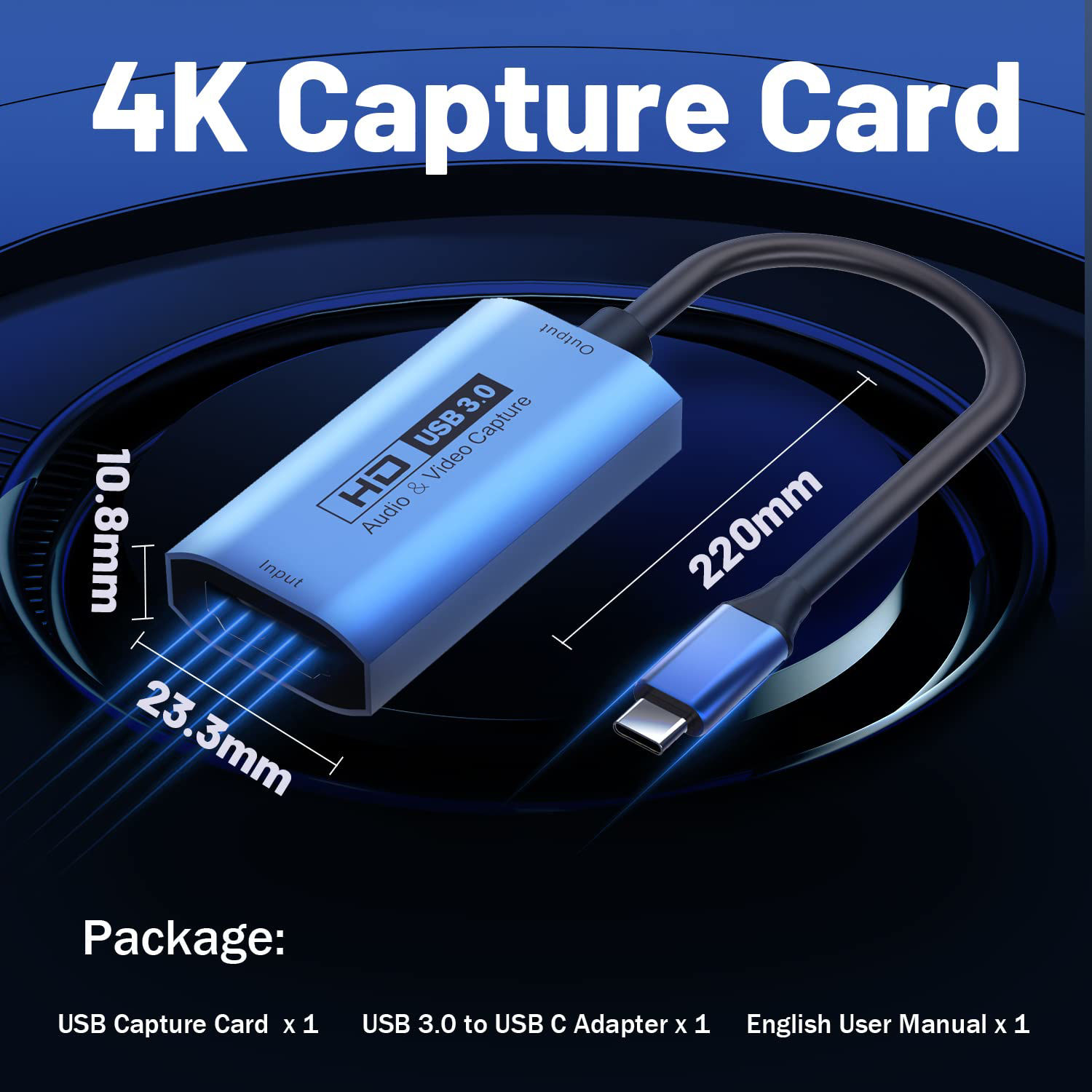 GetUSCart- Guermok Video Capture Card, USB3.0 HDMI to USB C Capture ...