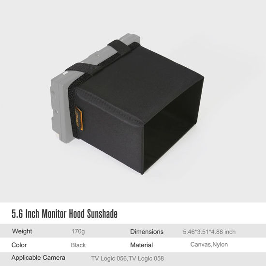 GetUSCart- OPENMOON 5.6" Inch Monitor Hood Sunshade,OUTDOOR HOOD FITS ...