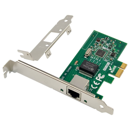 GetUSCart- PCIe Gigabit Network Card 1000M PCI Express Ethernet Adapter with Intel I210AT LAN ...