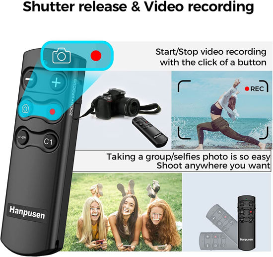 GetUSCart- Bluetooth Wireless Shutter Release for Sony A7IV A7III ...